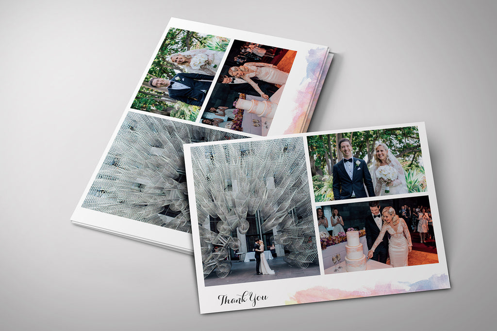 Wedding Thank you Postcards – Composite Colour