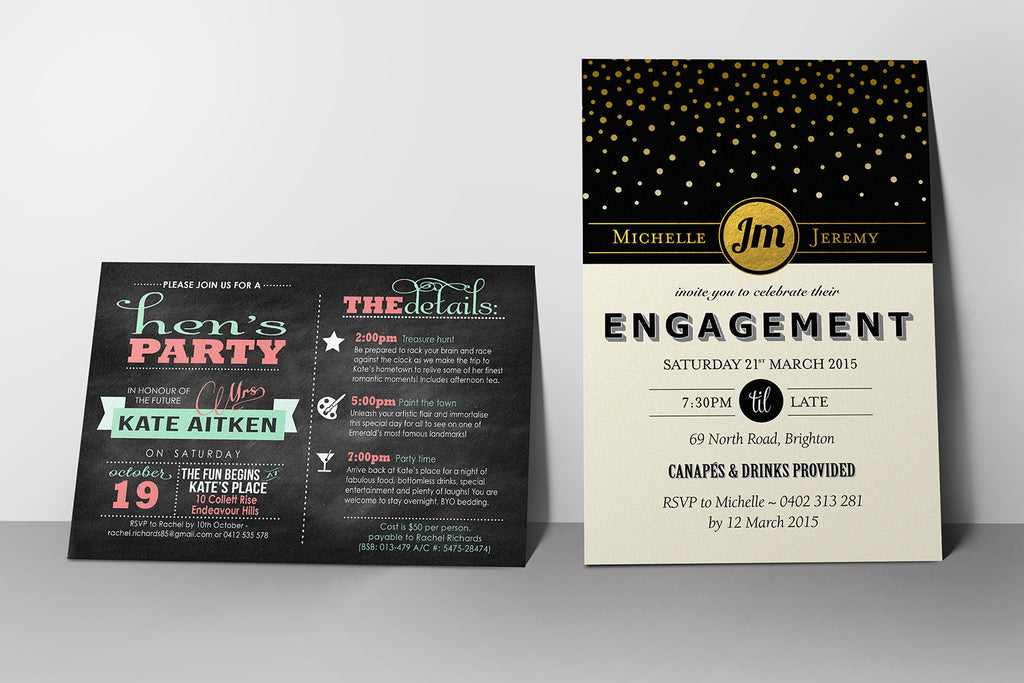 Birthday & Party Invitations – Composite Colour