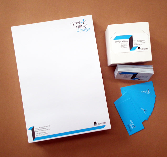 Letterhead & business card sets – Composite Colour