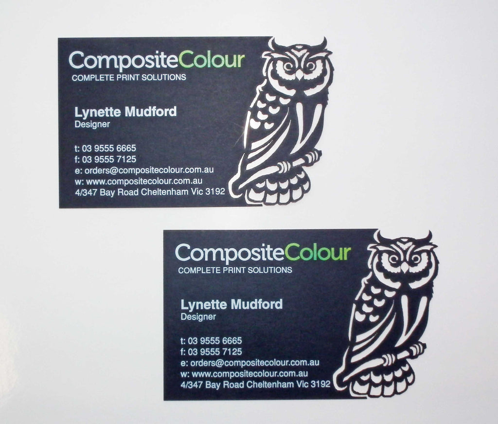 Fun laser cut Business Cards – Composite Colour